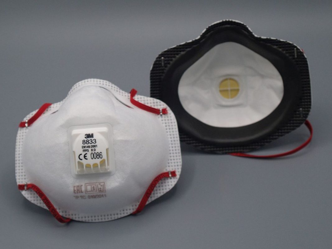 3M™ 8833 FFP3 R D Maske – Hoher Komfort, Cool Flow Ventil